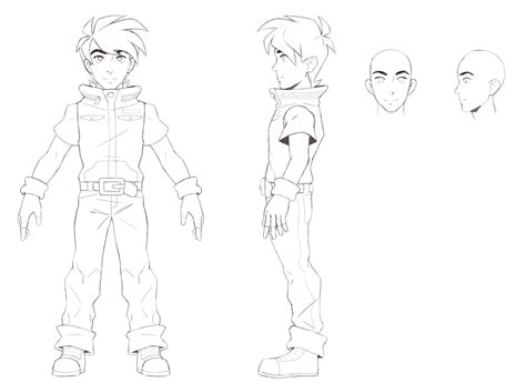Orthographic Character Drawing