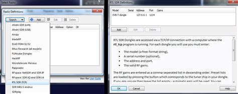 SDR Console Radio Selection The Planetary Society