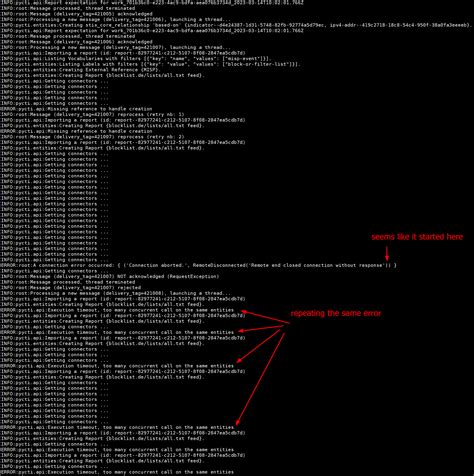 Too Many Concurrent Call On The Same Entity · Issue 3019 · Opencti