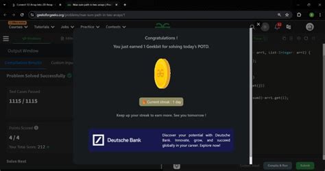 Subham Banerjee On Linkedin Hello Guys I Solved Todays Leetcode And Geeksforgeeks Potd Will