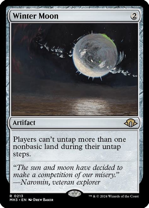 Winter Moon Modern Horizons 3 Magic The Gathering
