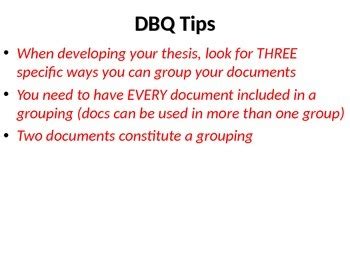 AP World History DBQ Review By WorldHistoryTeach TPT