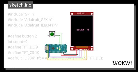 Tft Nano Wokwi Esp32 Stm32 Arduino Simulator