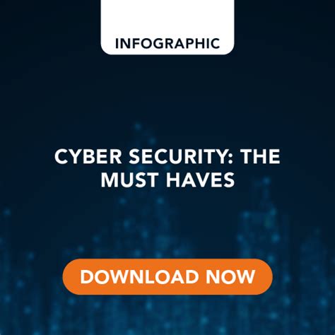 Free Infographic Cyber Security The Must Haves