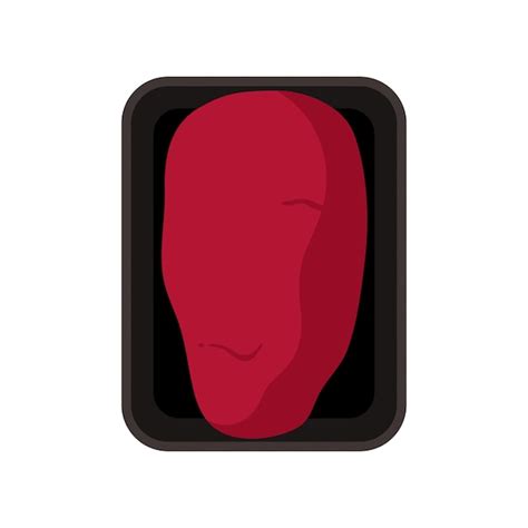 Premium Vector Plastic Tray With Beef Fillet Top View Of Black Rectangular Container