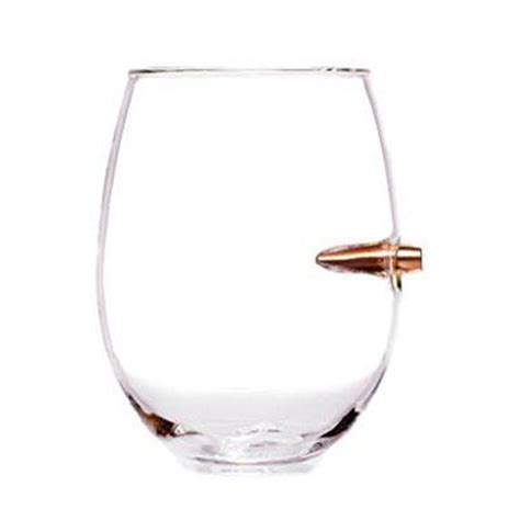 Bullet Bar Set Of 4 Bullet Wine Glasses Camofire Discount Hunting