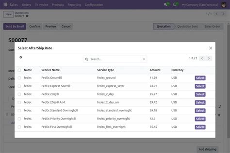 Odoo Aftership Shipping Integration User Manual