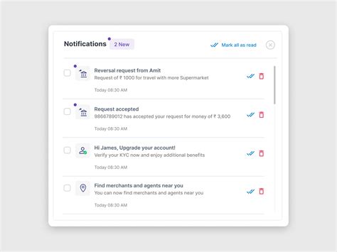 Notifications Popup By Akshat Saxena On Dribbble
