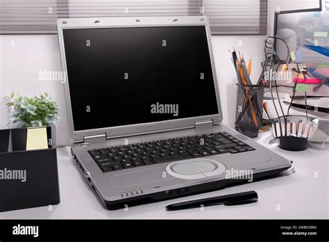 Modern Laptop Computer Stock Photo Alamy