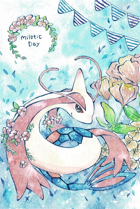 Milotic Pokemon Drawn By Rairaikw Danbooru
