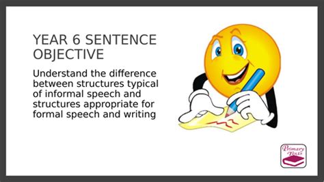 Year 6 Formal And Informal Sentence Structure Ppt Lesson And