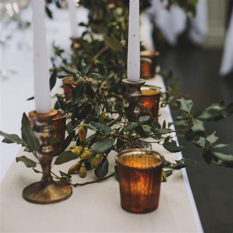 Ribbed Mercury Glass Tea Light Holder Bronze The Wedding Of My Dreams