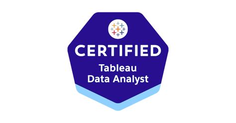 Tableau Certified Data Analyst Credly