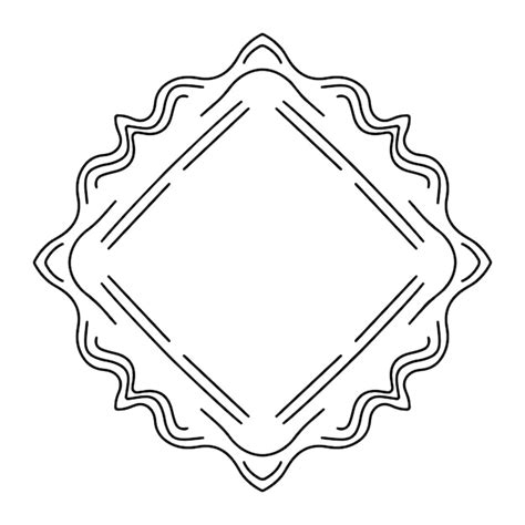 Premium Vector Doodle Style Decorative Frame Cute Vector Illustration