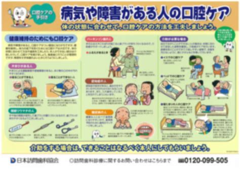 口腔ケア啓発用ポスタープリントシステム「ポス・プリくん」