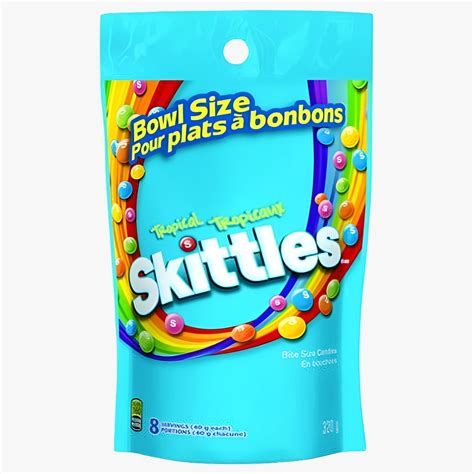 Skittles Tropical Berry Fruity Chewy Candy Mega Pack 320g Imported