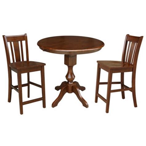 International Concepts Piece Counter Height Dining Set In Espresso Kroger