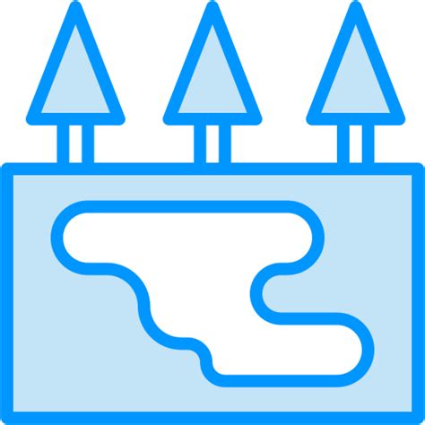 lake generic color lineal color icon