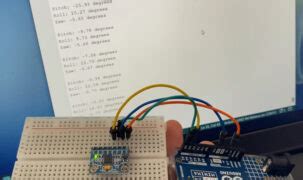 Interfacing Mpu Accelerometer Gyroscope With Arduino