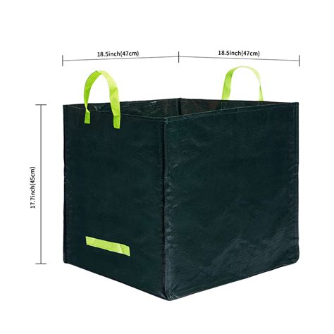 Vertak 100l Leaf Collection Bag Collapsible Garden Leaf Bag Waterproof
