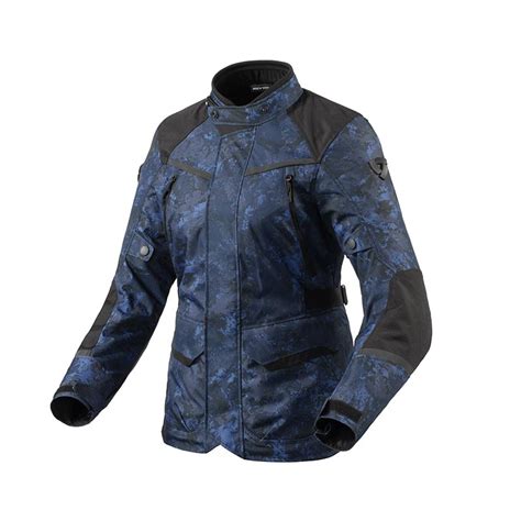Rev It Voltiac 3 H2o Lady Jacket Camo Blue FJT335 4640 Jackets MotoStorm