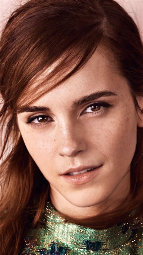 Celebrity Emma Watson English Face Brunette Brown Eyes Actress
