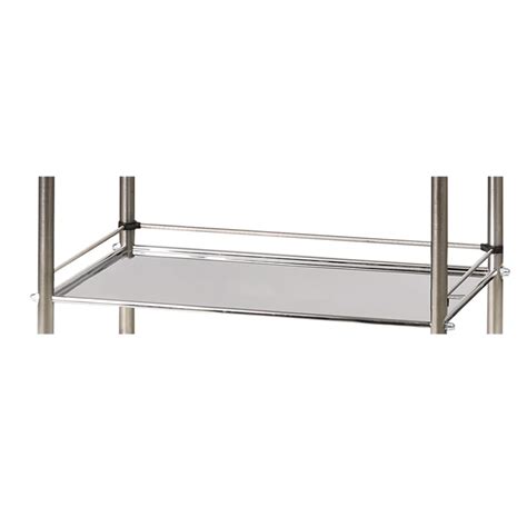 Guéridon inox 3 plateaux