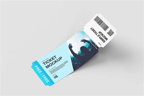 Ticket Mockup Free Download Creativetacos