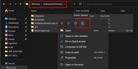 Rename Or Delete Software Distribution Folder In Windows 11 10