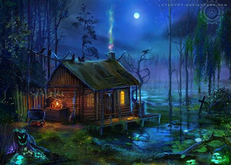 Witchs House Witch House Fantasy Art Landscapes Fantasy Landscape