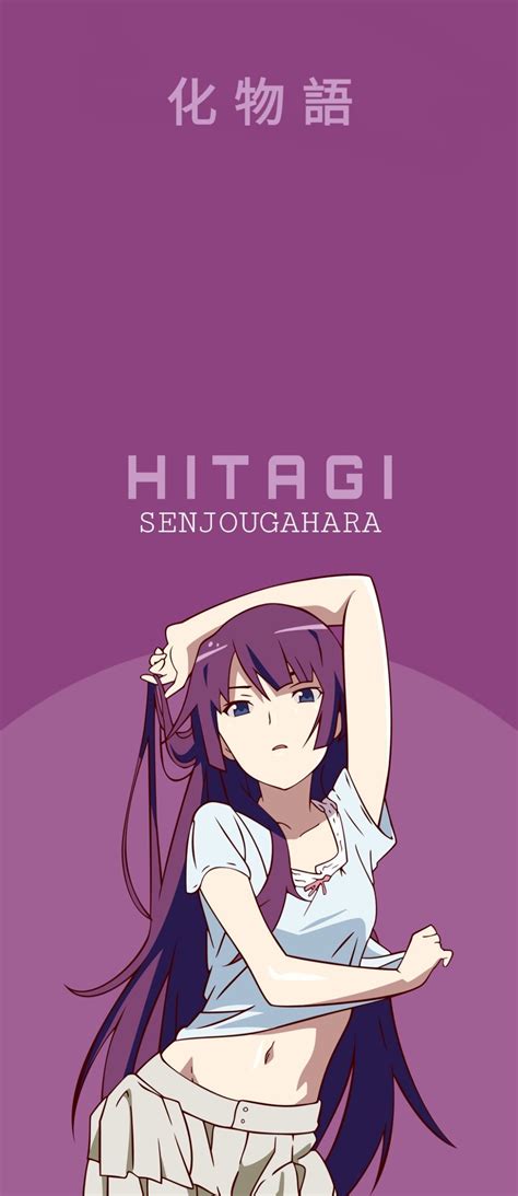 Hitagi Senjougahara Wallpaper Pemandangan Anime