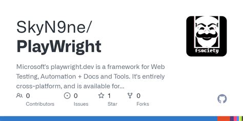 Github Skyn Ne Playwright Microsoft S Playwright Dev Is A Framework