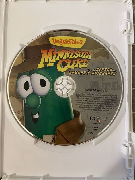 Veggietales Minnesota Cuke And The Search For Samsons Hairbrush Dvd