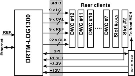 Block Diagram Of The Distribution Of Rf Signals Over The Rfbackplane Download Scientific Diagram