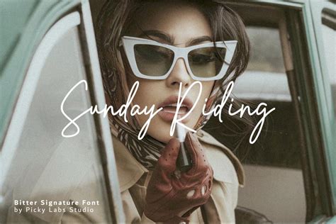 Bitter Signature Demo Font · 1001 Fonts