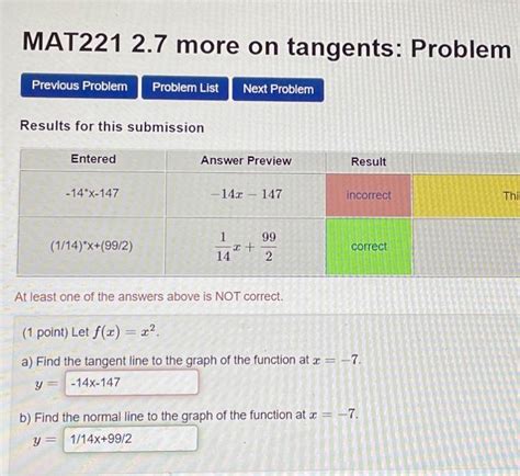 Mat221 27 More On Tangents Problem Results For This