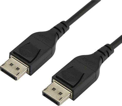 Startech Displayport 14 Cable 66 Ft 2m Vesa Certified 8k60hz