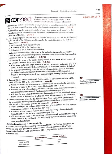 3rd Assignment p183 투자론 Studocu