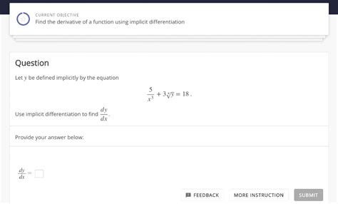 Solved CURRENT OBJECTIVE Find The Derivative Of A Function Chegg