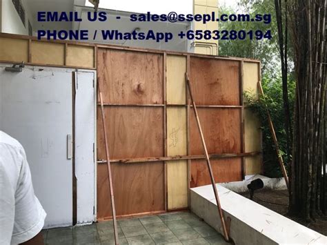 Timber Hoarding Panels Singapore Specialized Engineering Pte Ltd