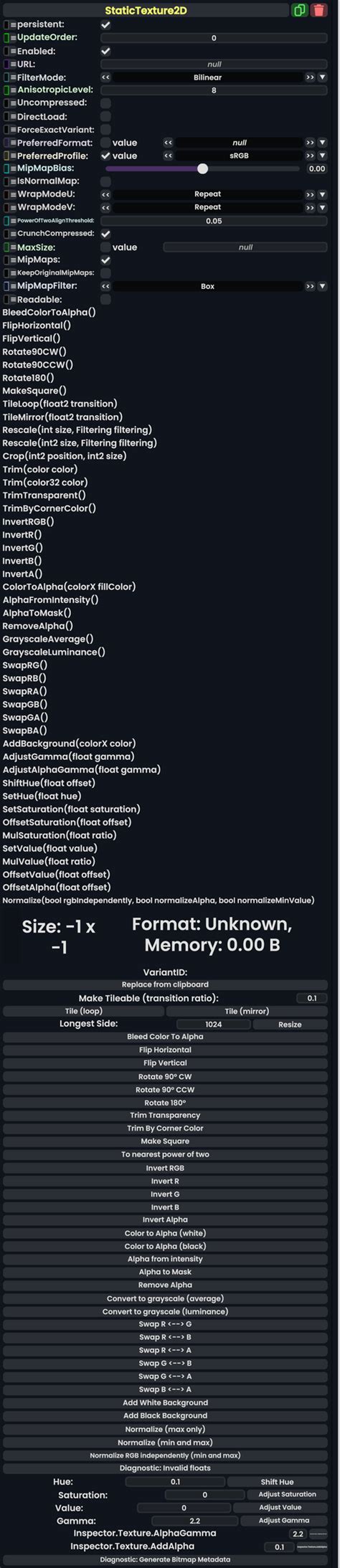 Componentstatictexture2d Resonite Wiki