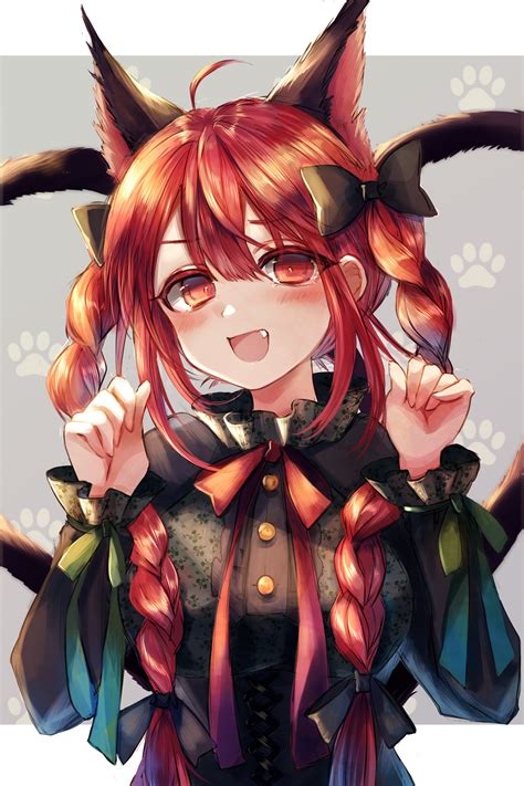 Kaenbyou Rin Rin Kaenbyou Touhou Image 2863744 Zerochan Anime