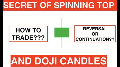 Secrets Of Spinning Top And Doji How To Trade Candlestick Psychology