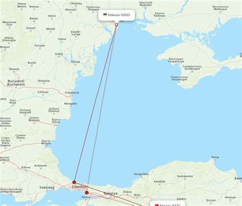 All Flight Routes From Odessa To Ankara Ods To Esb Flight Routes