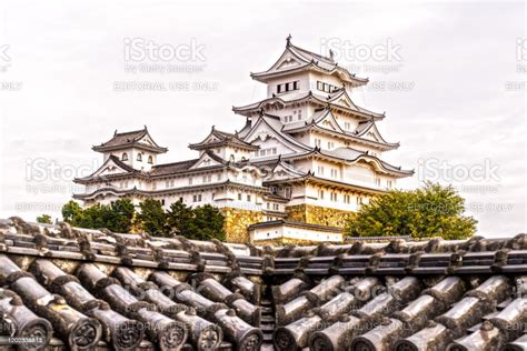 일본 가을철에 화이트 헤론 성이라고도 불리는 히메지 성 Japanese Castle에 대한 스톡 사진 및 기타 이미지