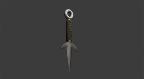 Artstation Minatos Kunai Model Game Ready Game Assets