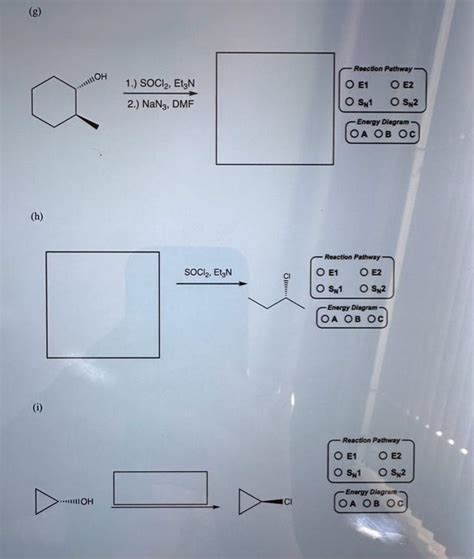 Solved For The Following Reactions A Draw In The Chegg