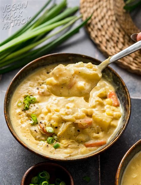 Vegan Potato Corn Chowder Vegan Yack Attack