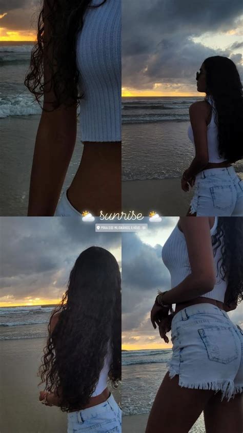 Ideia de storie na praia Poses fotográficas Fotografia de poses na
