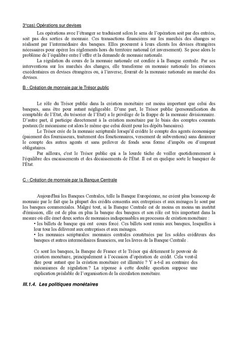 Notes Sur Les Principes De Base Déconomie 3° Partie Docsity
